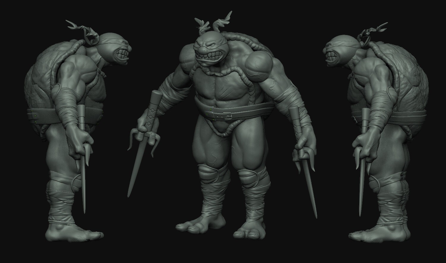ArtStation - TMNT Raphael with Sais | Resources