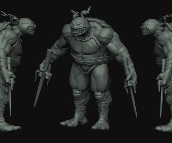 ArtStation - TMNT Raphael with Sais | Resources