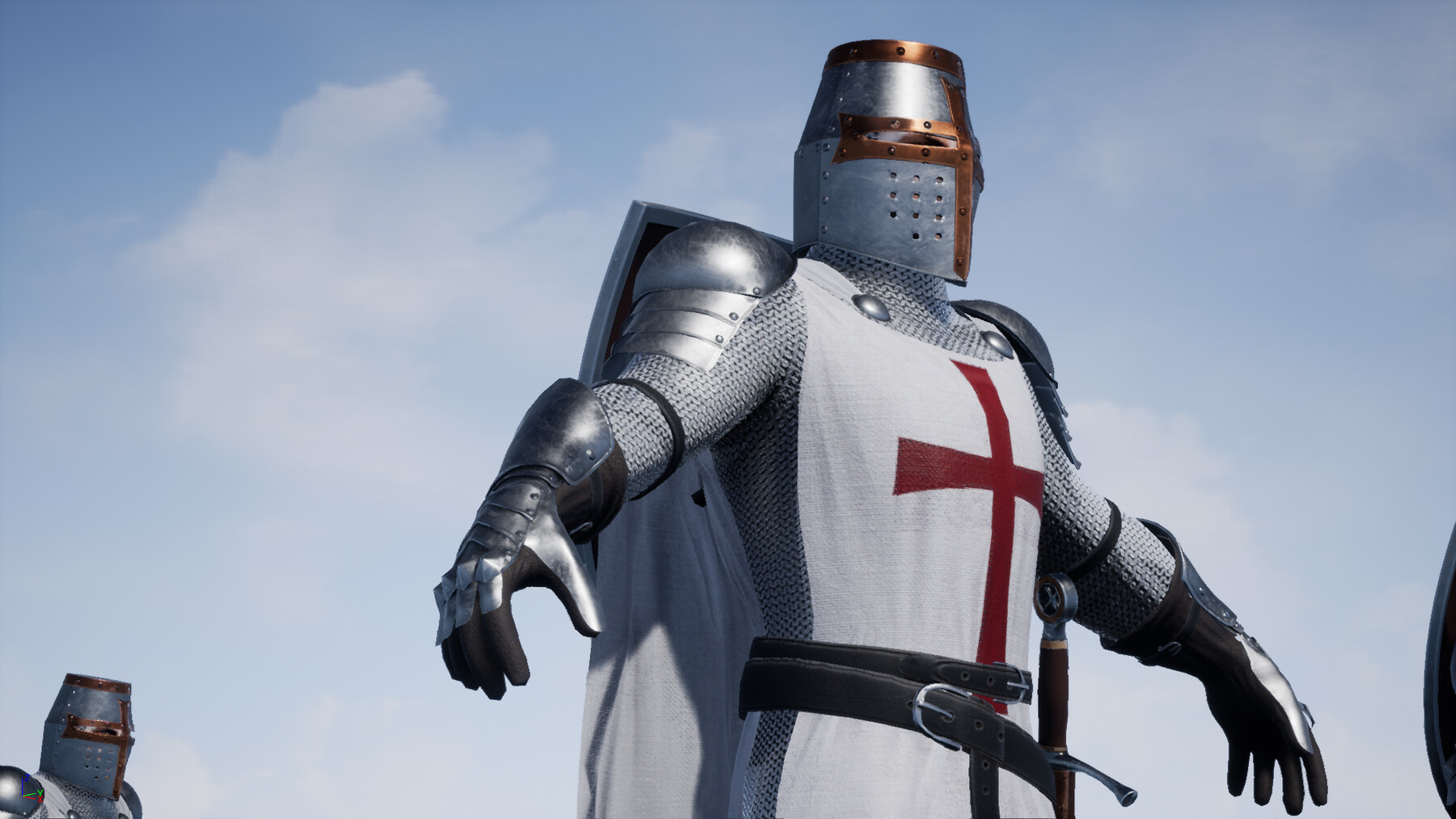 ArtStation - Low-poly model of the character Knight01 | Game Assets