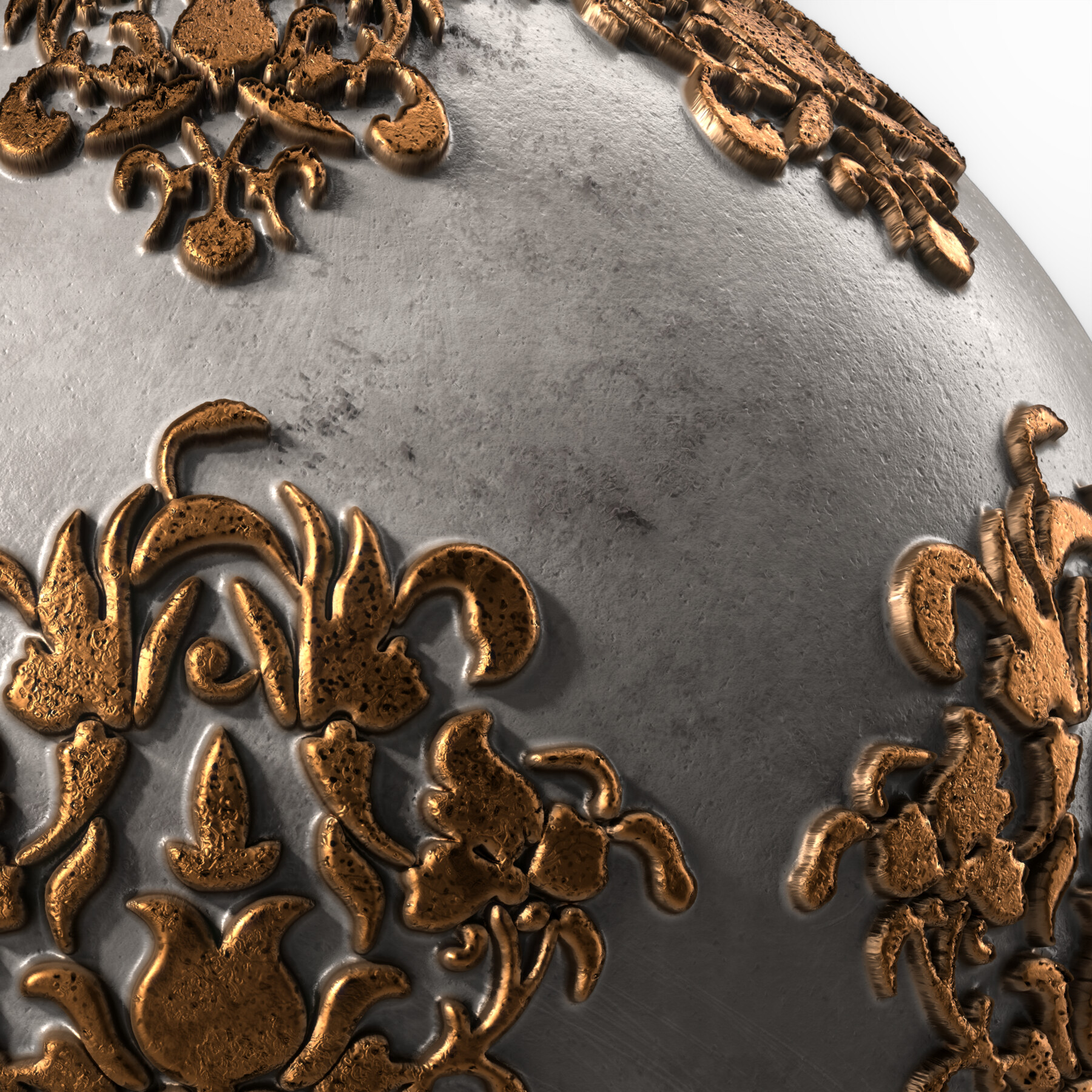 ArtStation - Plaster Materials 15- Ornament Plaster, Pbr, 4k, seamless ...