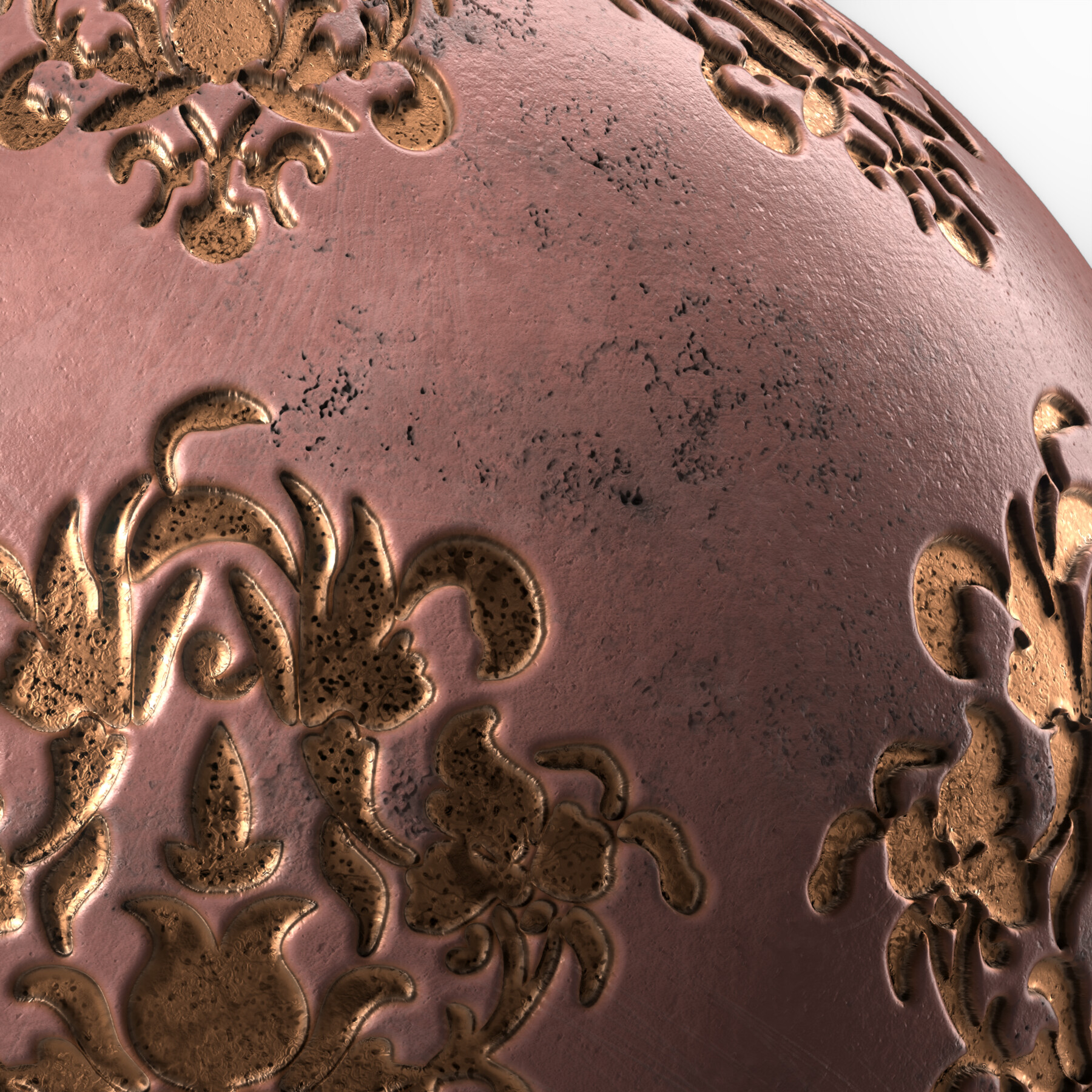 ArtStation - Plaster Materials 15- Ornament Plaster, Pbr, 4k, seamless ...