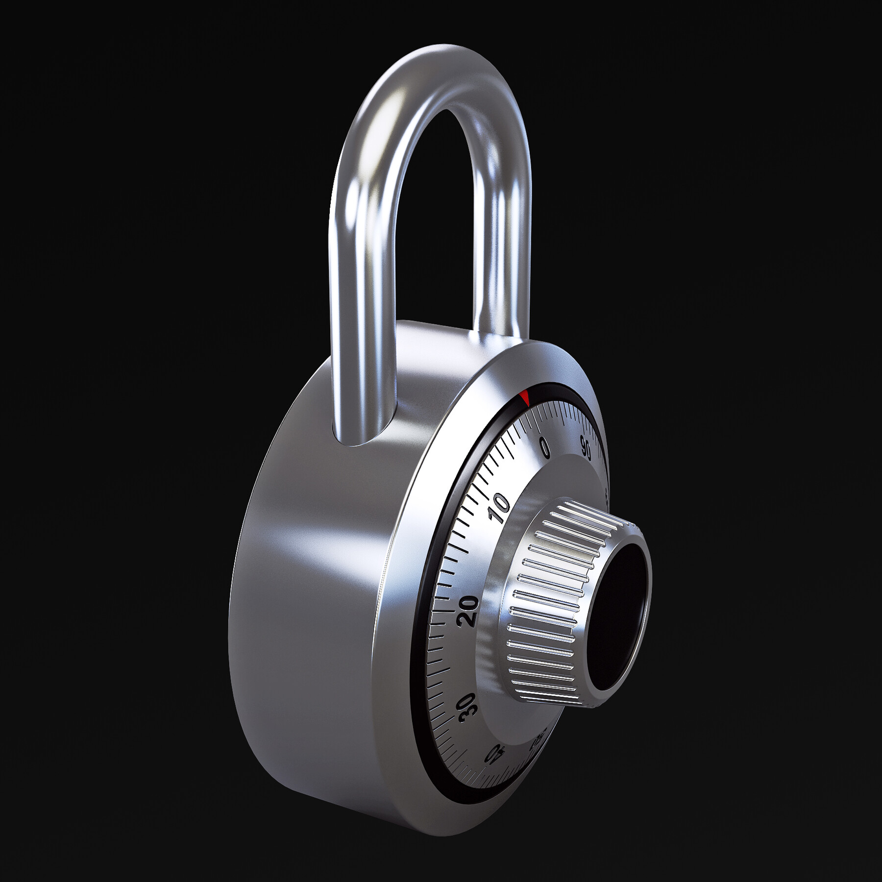 ArtStation - Dial Combination Padlock v 1 | Resources