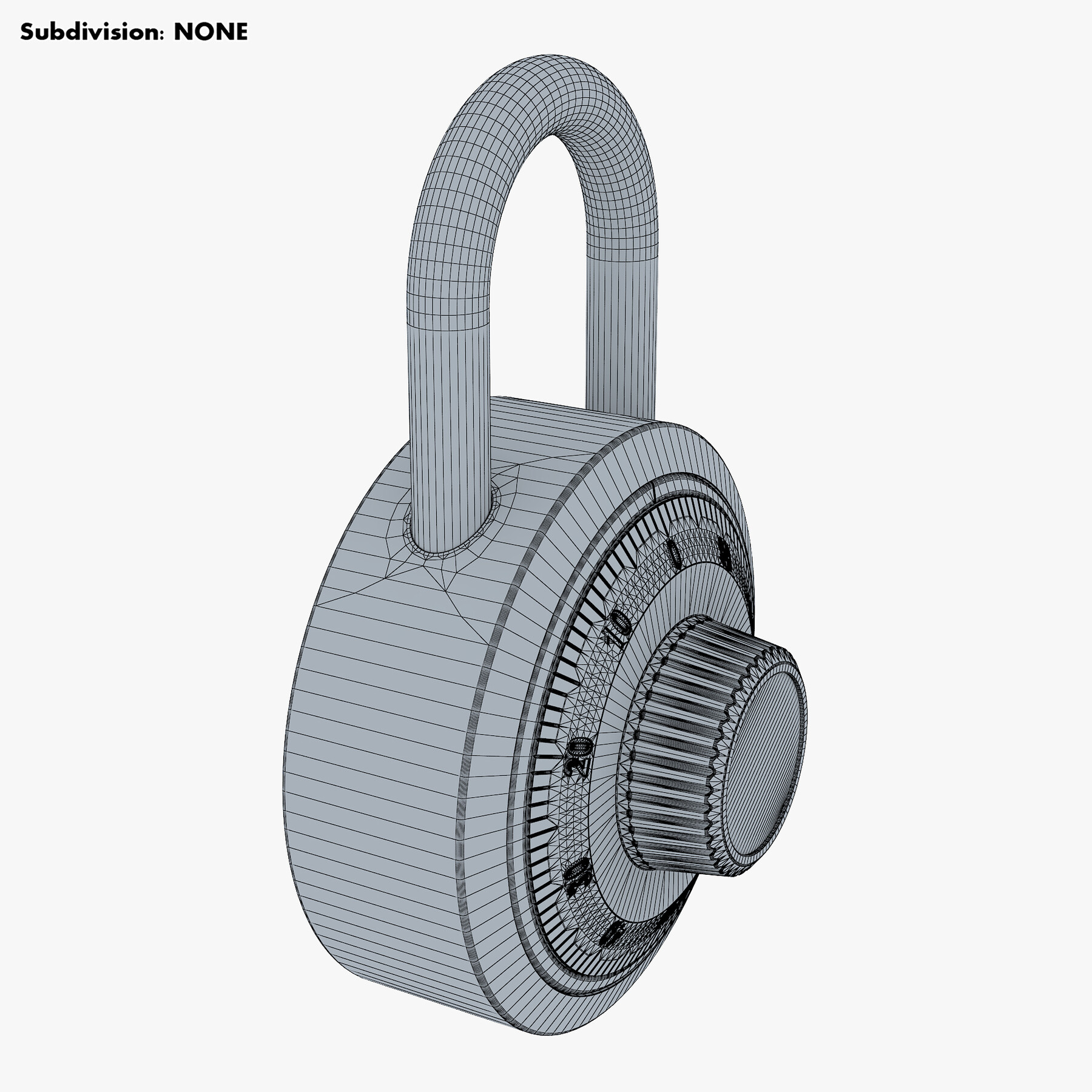 ArtStation - Dial Combination Padlock v 1 | Resources