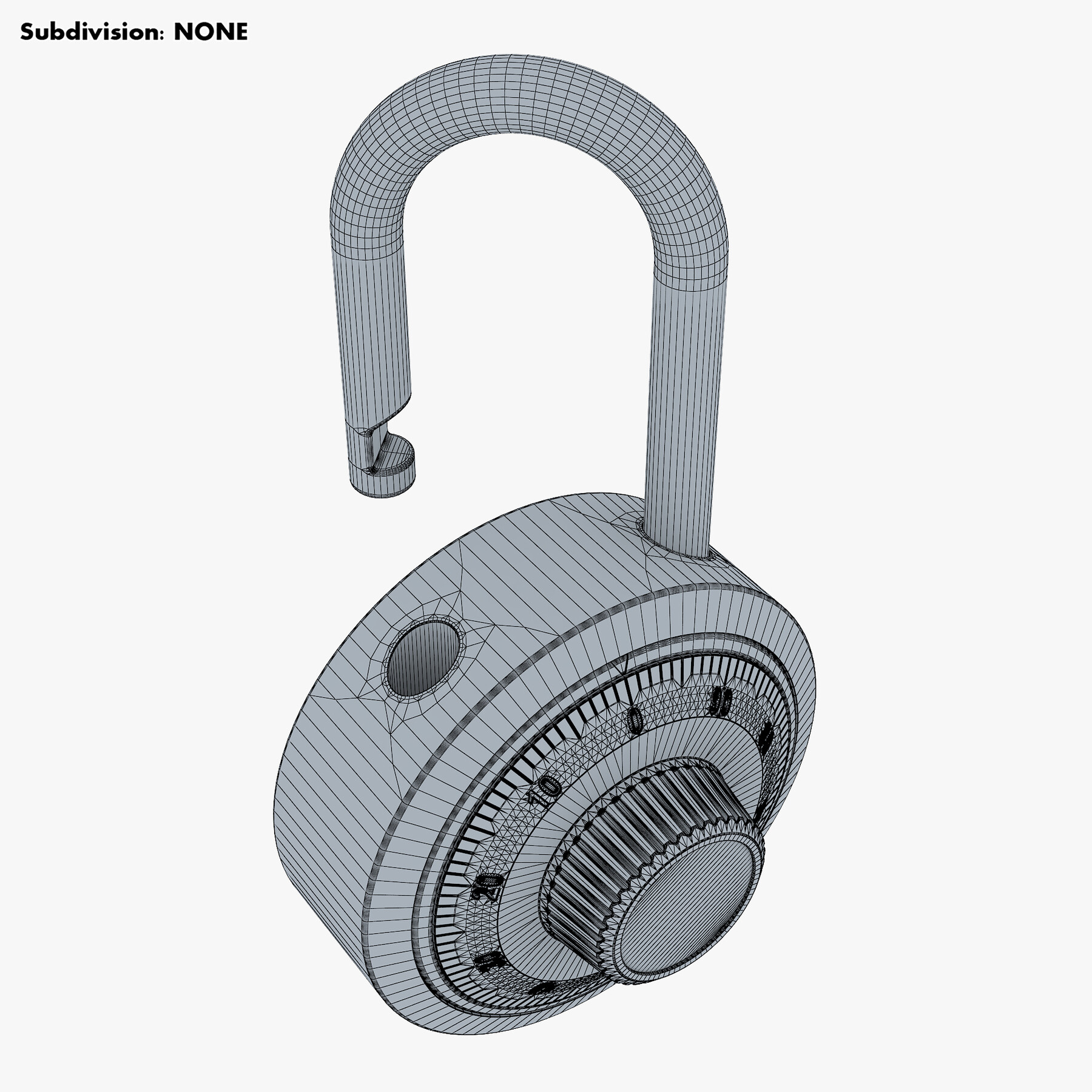 ArtStation - Dial Combination Padlock v 1 | Resources