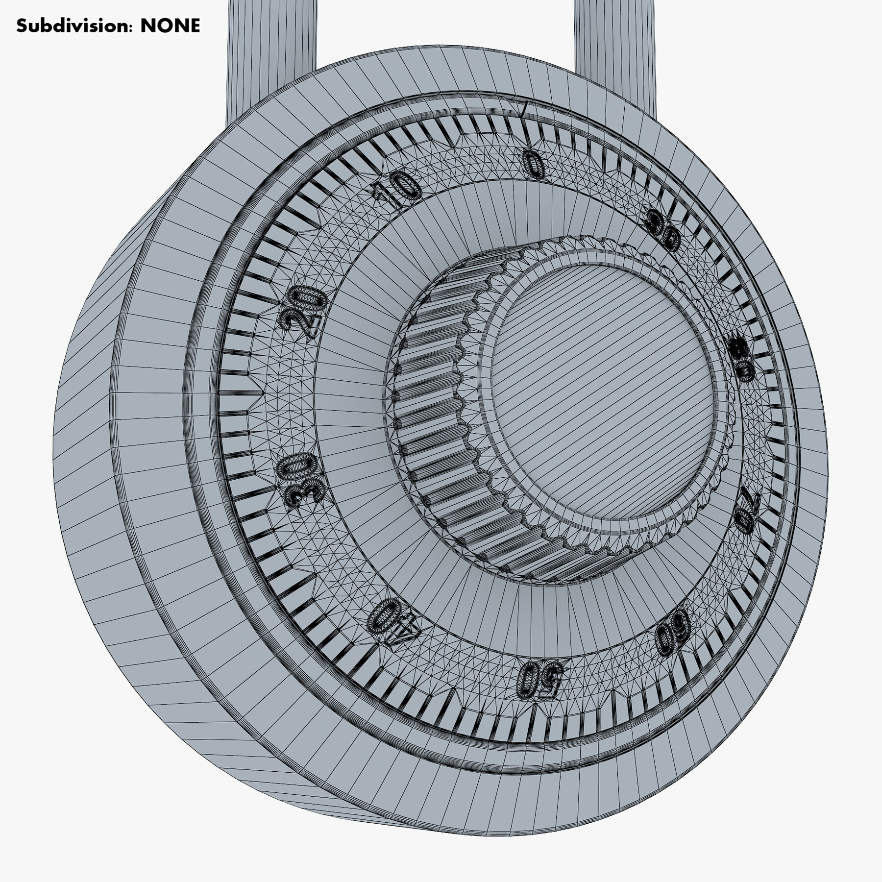 ArtStation - Dial Combination Padlock v 1 | Resources