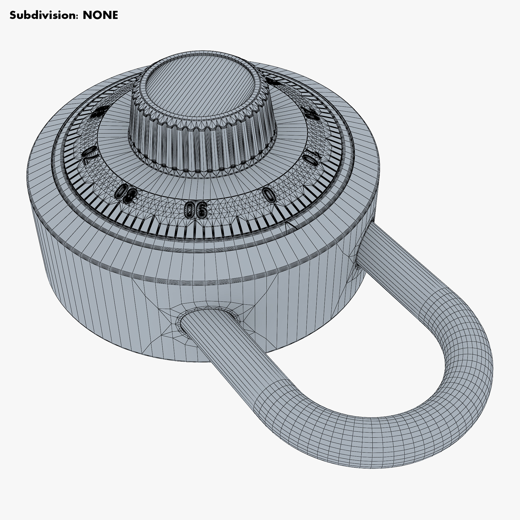 ArtStation - Dial Combination Padlock v 1 | Resources