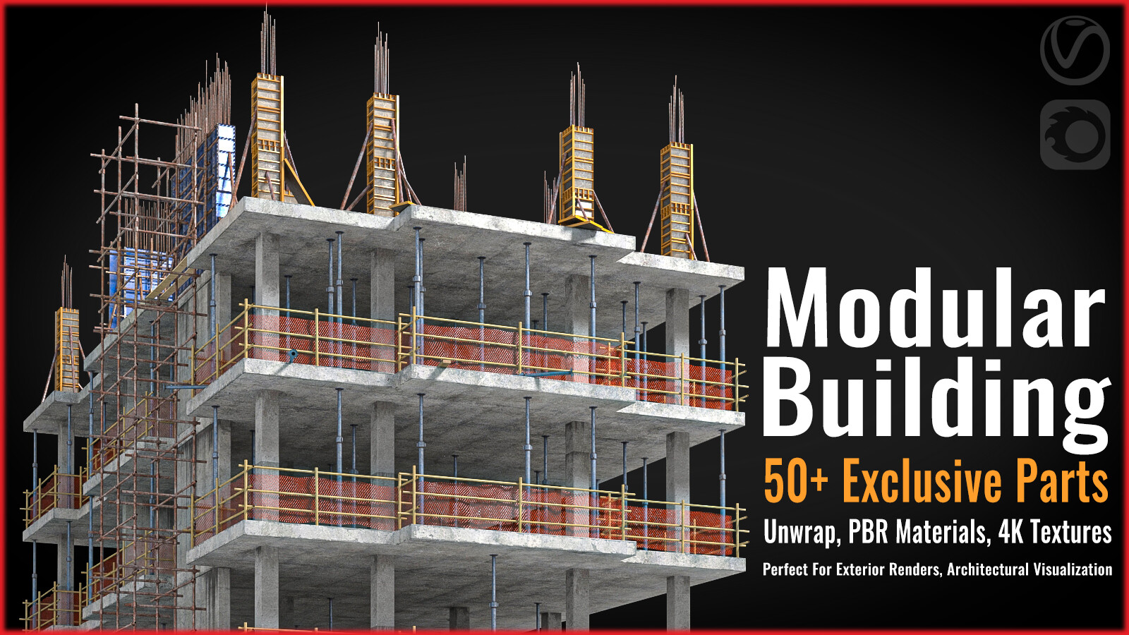 ArtStation - Modular Building Vol 07 | Resources