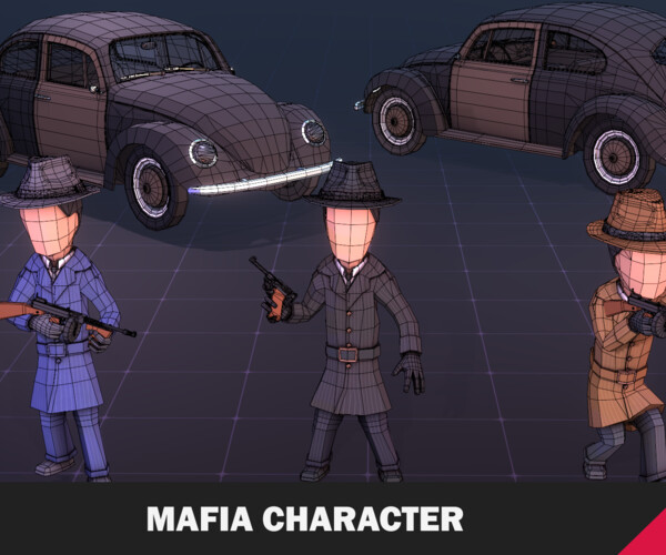ArtStation - Mafia Character | Game Assets