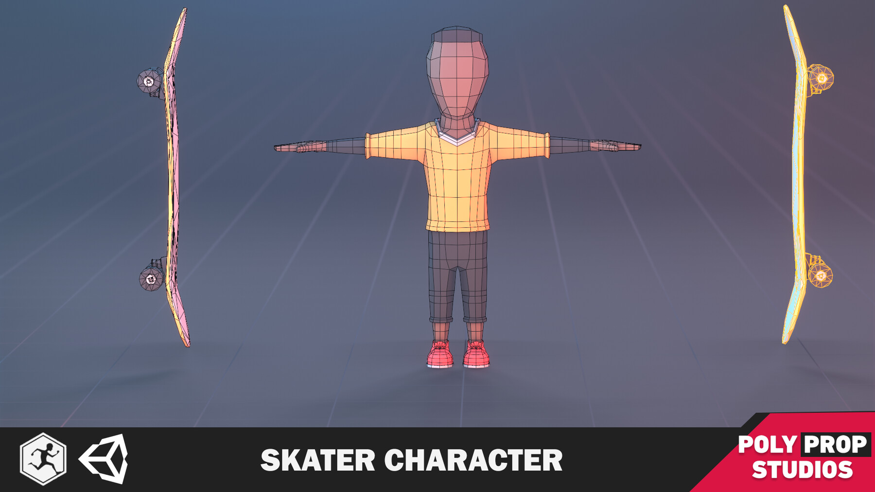 ArtStation - Skater Character | Game Assets