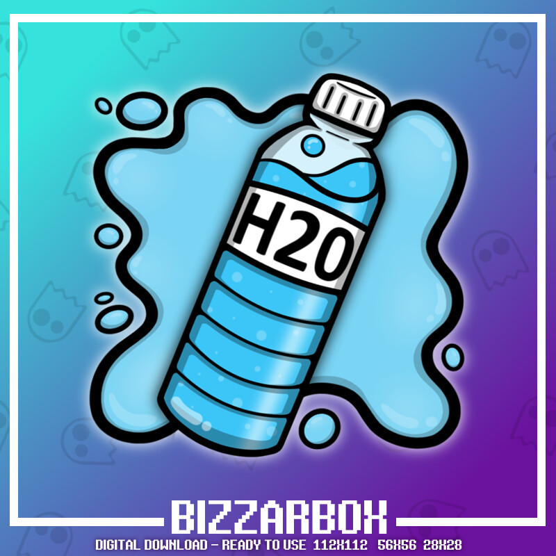 ArtStation - Twitch Emote: Hydrate Water Splat | Artworks