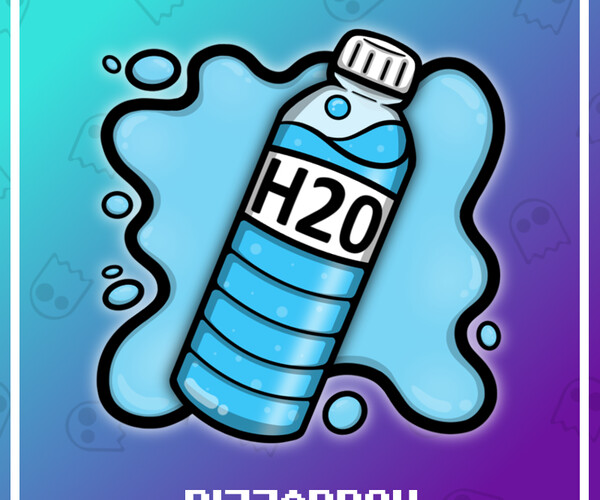 ArtStation - Twitch Emote: Hydrate Water Splat | Artworks