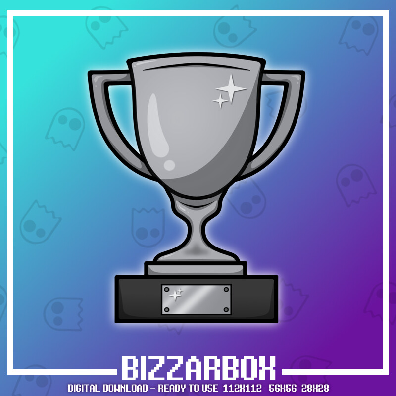 ArtStation - Twitch Emote: Silver Trophy | Artworks