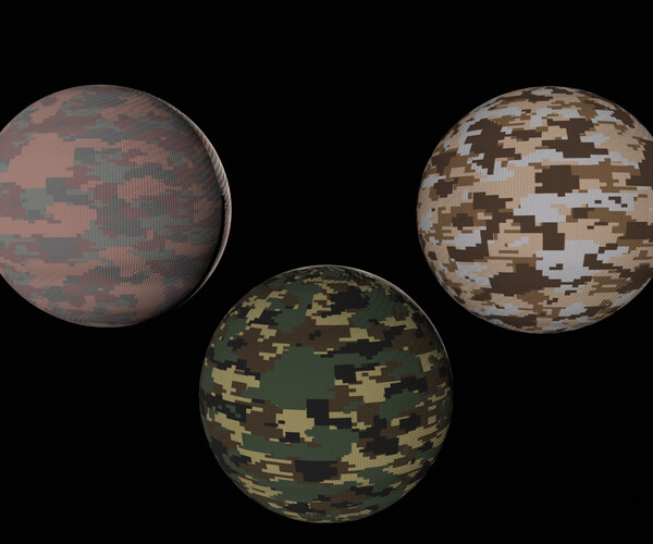 ArtStation - Military Camouflage procedural pattern Material | Resources