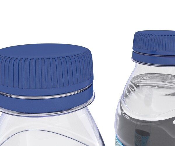 ArtStation - 3D Model: Plastic Water Bottle Small | Resources