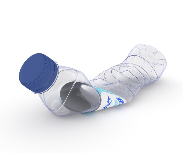ArtStation - 3D Model: Plastic Water Bottle Small | Resources