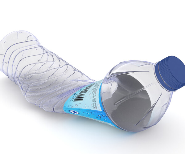 ArtStation - 3D Model: Plastic Water Bottle Big | Resources
