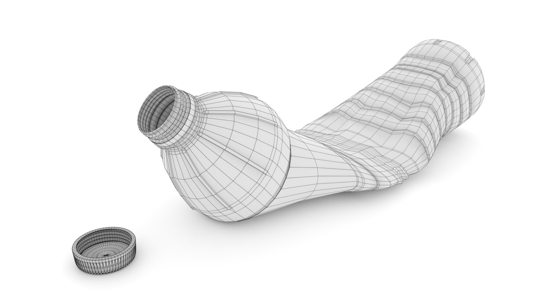 ArtStation - 3D Model: Plastic Water Bottle Big | Resources