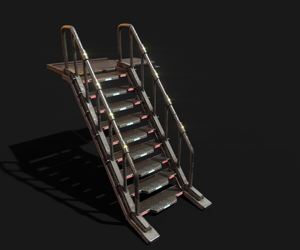 ArtStation - Scifi Stairs | Resources