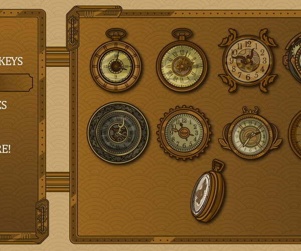 ArtStation - 100 Steampunk Assets | Game Assets