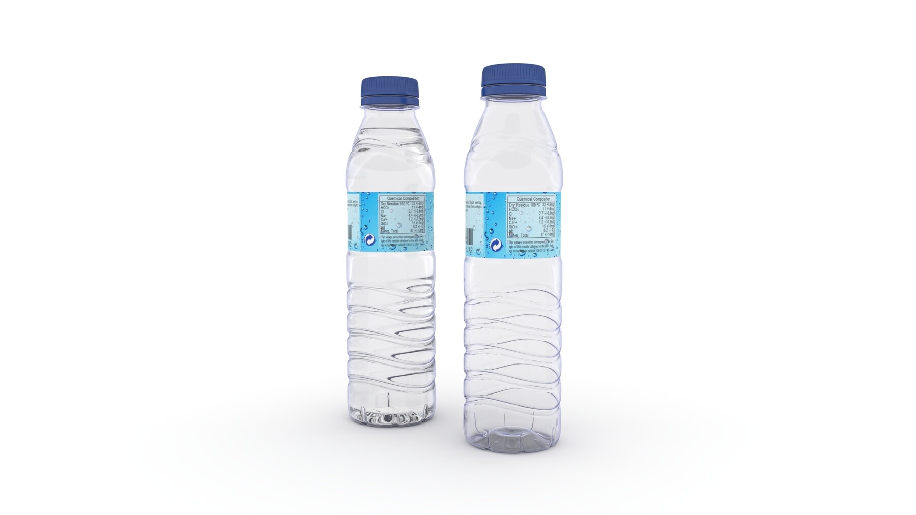 ArtStation - 3D Model: Plastic Water Bottle Collection | Resources