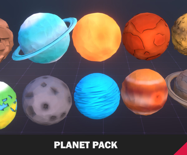 ArtStation - Planet Pack | Game Assets