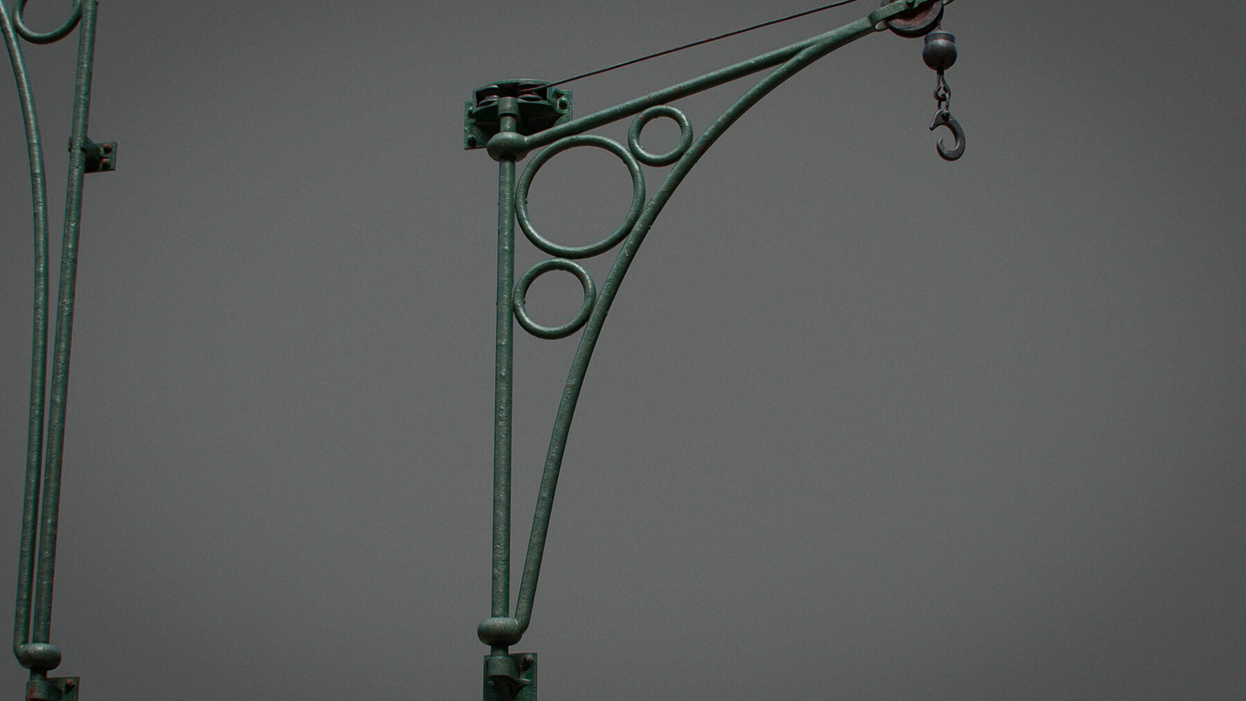 ArtStation - Victorian Wharf Wall Hoists Cranes Set | Resources