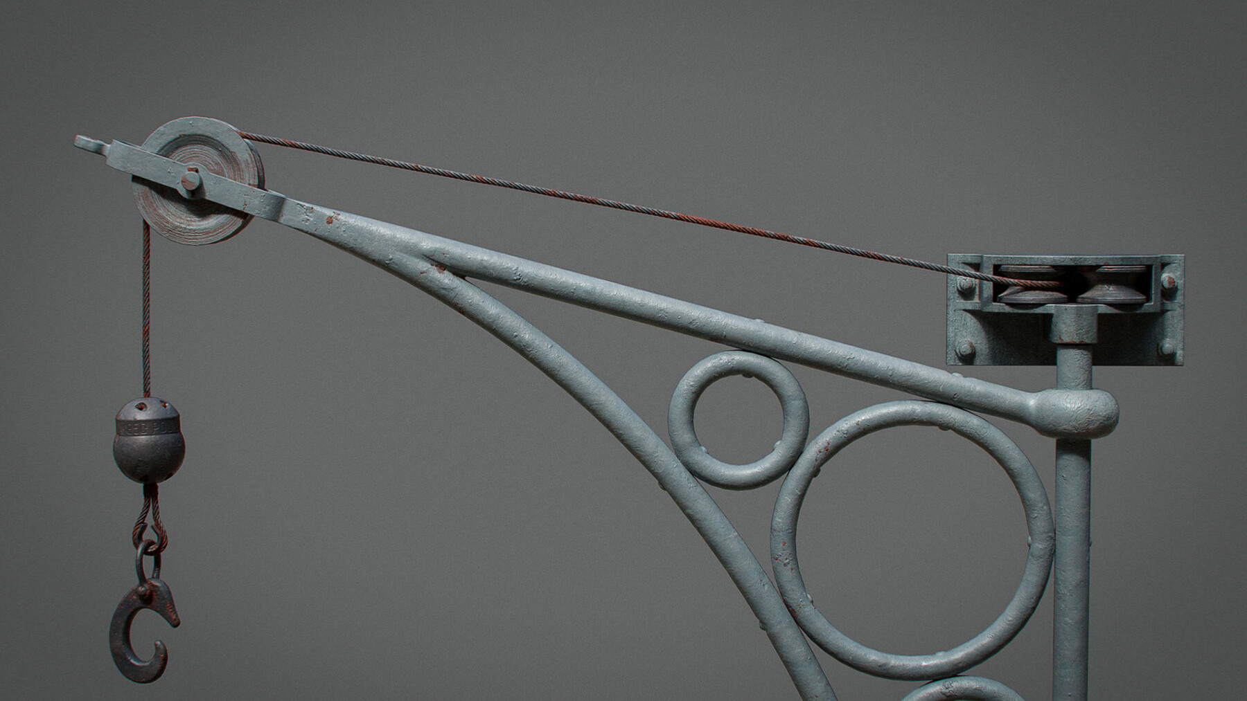 ArtStation - Victorian Wharf Wall Hoists Cranes Set | Resources