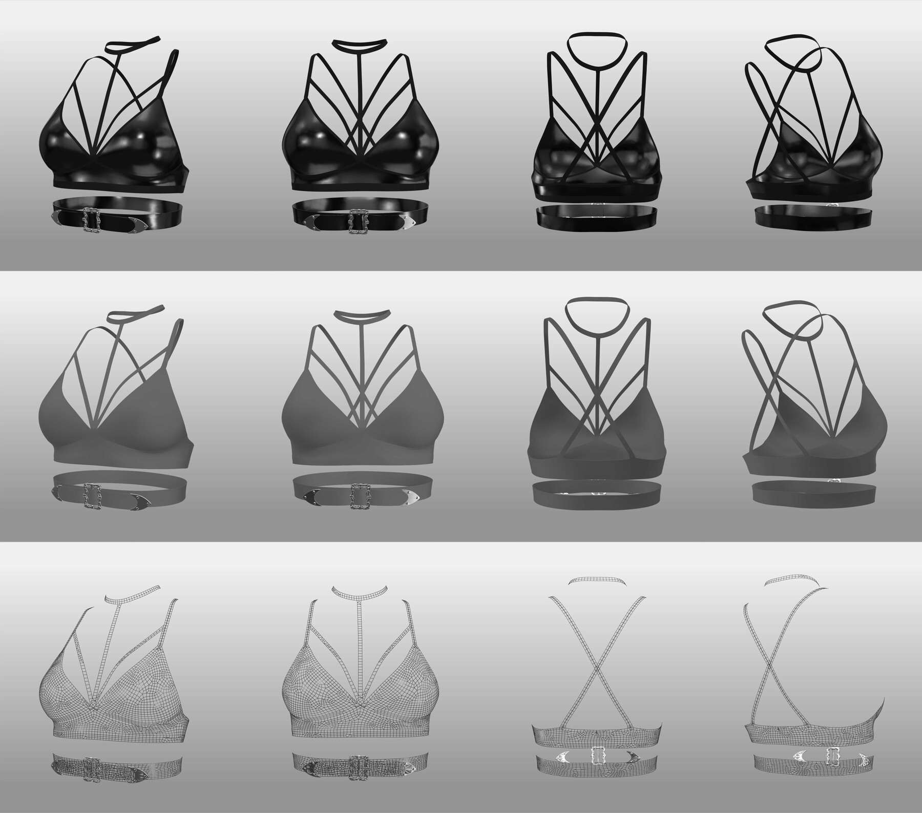 ArtStation - New Goth Outfit vol.04 - Urban Collection | Resources