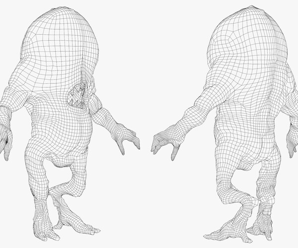 ArtStation - Tick Monster | Game Assets