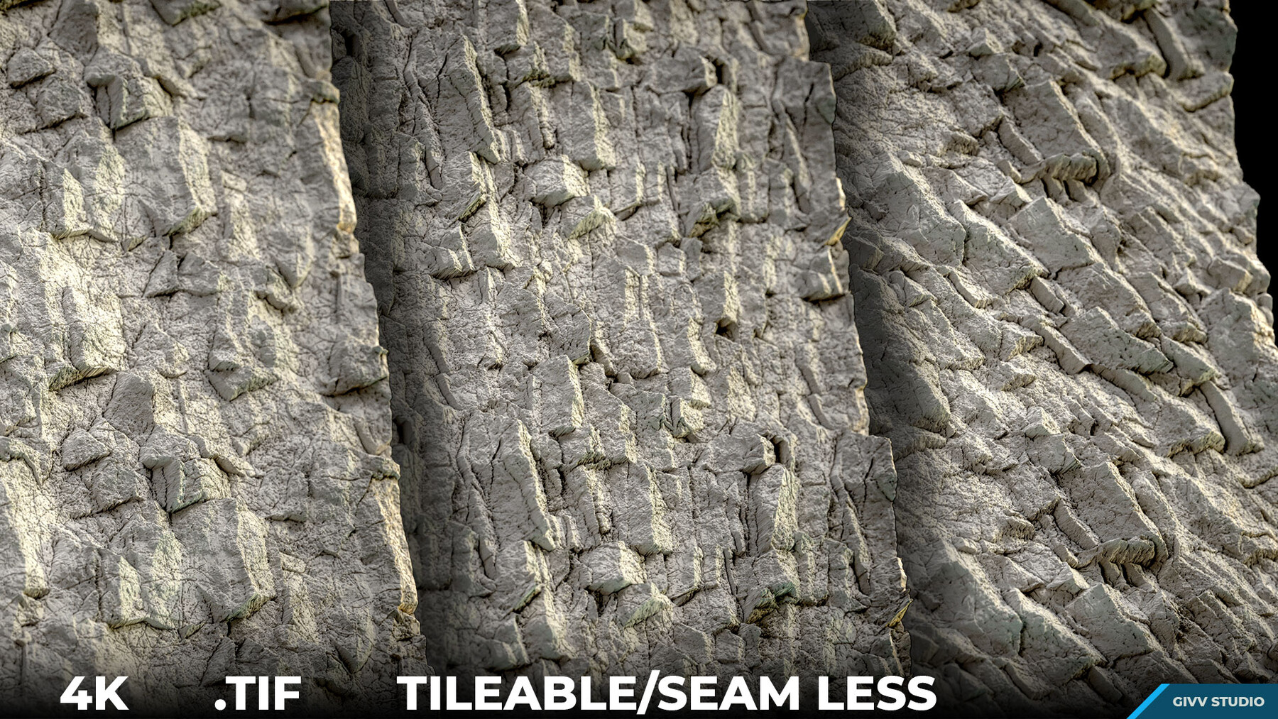 ArtStation - 30 Cliff And Rock (4k/Seamless/.Tif) | Brushes