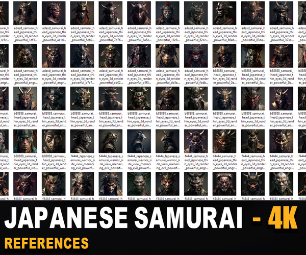 ArtStation - 213 Realistic Japanese Samurai Reference Pack | 4K | v.2 ...