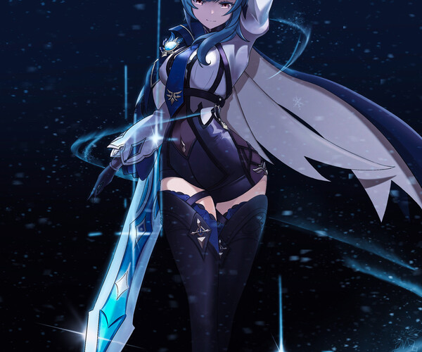 ArtStation - Eula genshin impact | Artworks