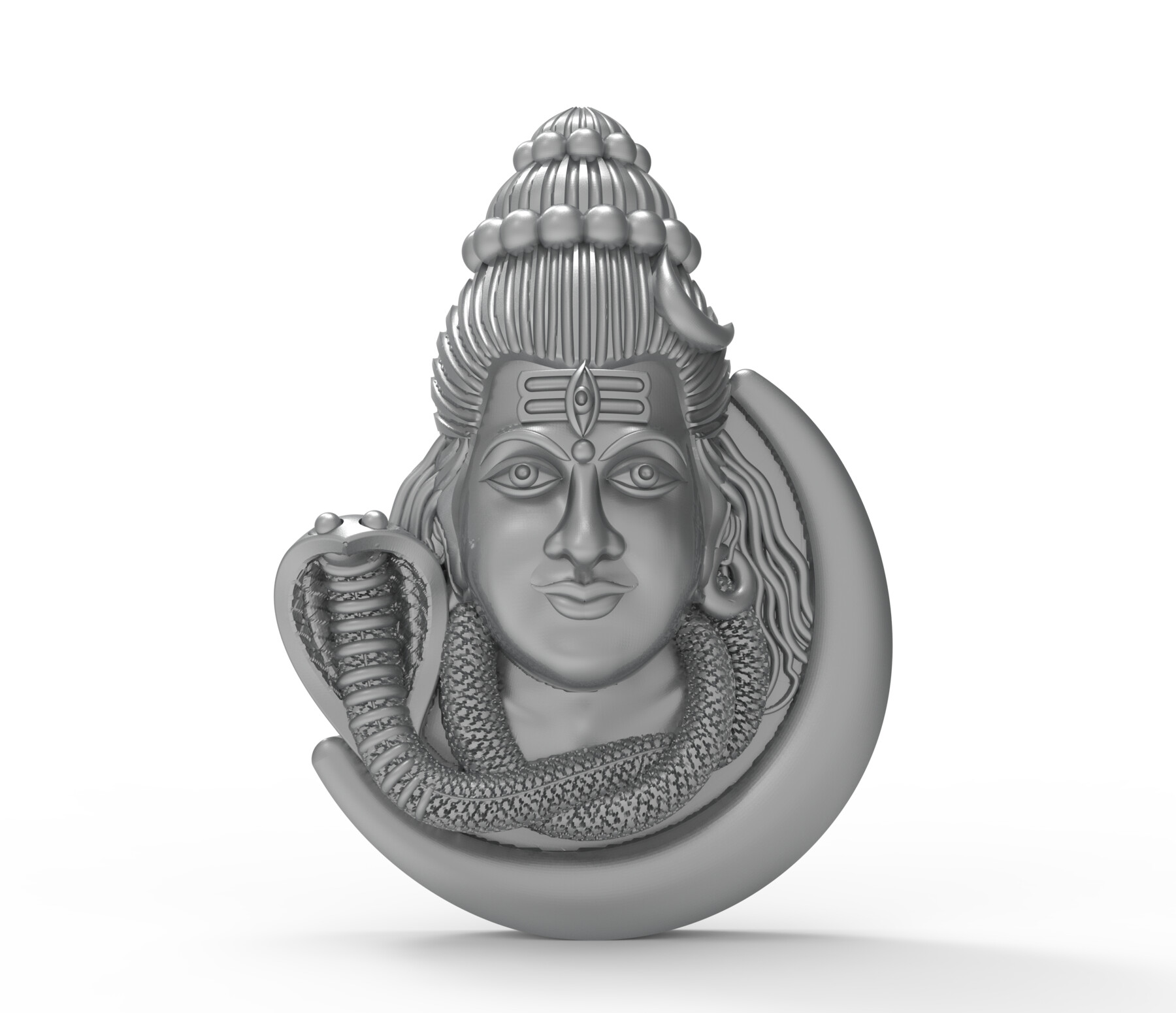ArtStation - Shiva Pendant |shiva CAD file | shiva jewelry file ...