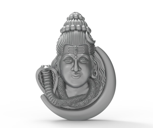ArtStation - Shiva Pendant |shiva CAD file | shiva jewelry file ...