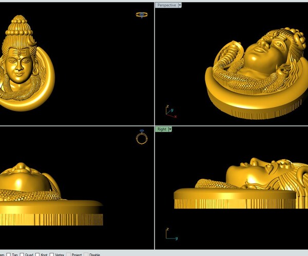 ArtStation - Shiva Pendant |shiva CAD file | shiva jewelry file ...