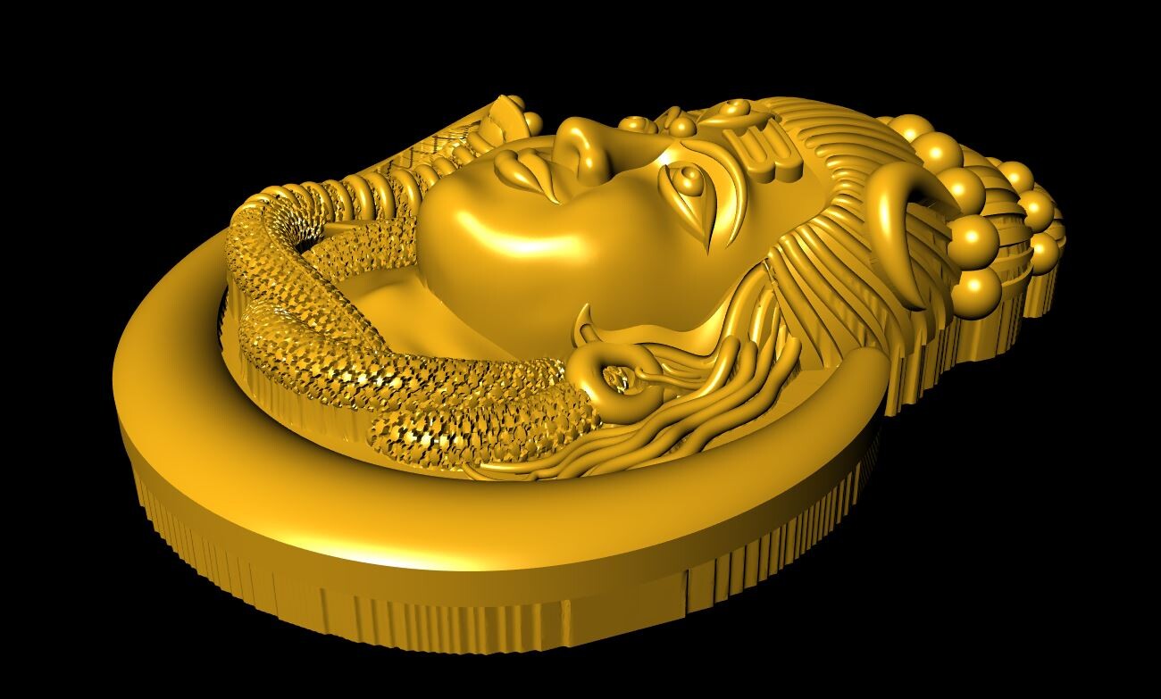 ArtStation - Shiva Pendant |shiva CAD file | shiva jewelry file ...