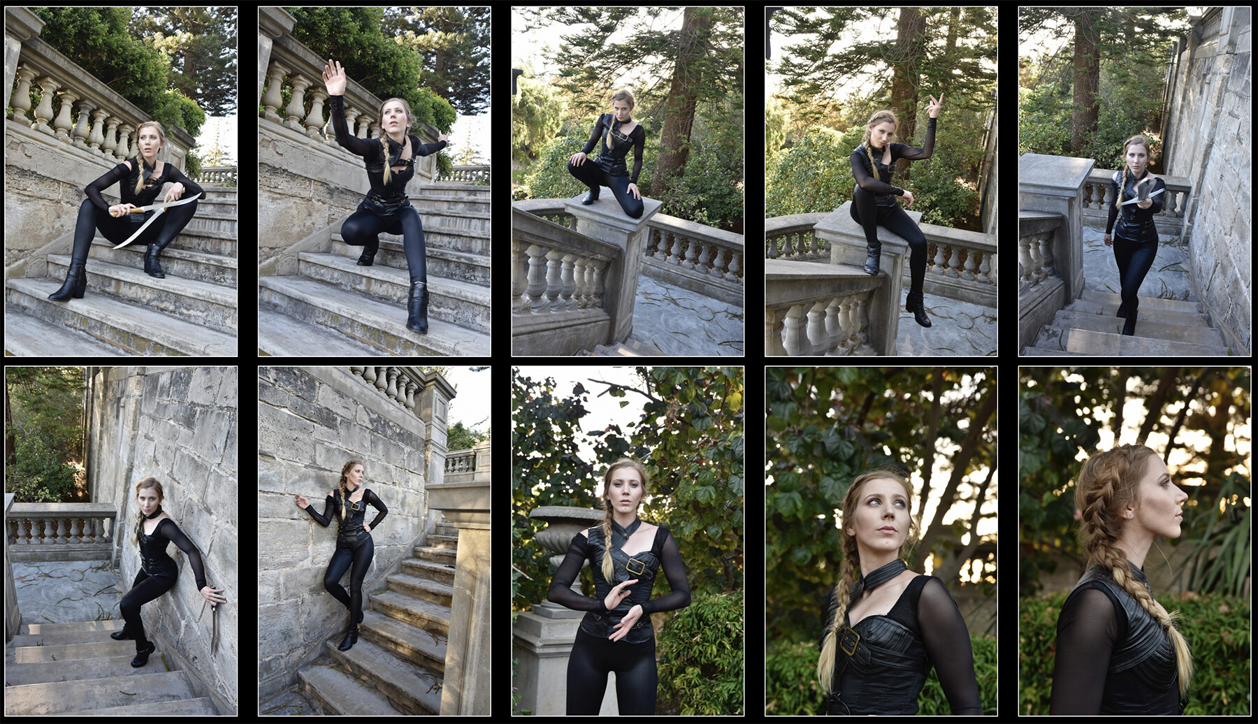 ArtStation - Kestrel Black Leather - Pose Reference Pack | Resources