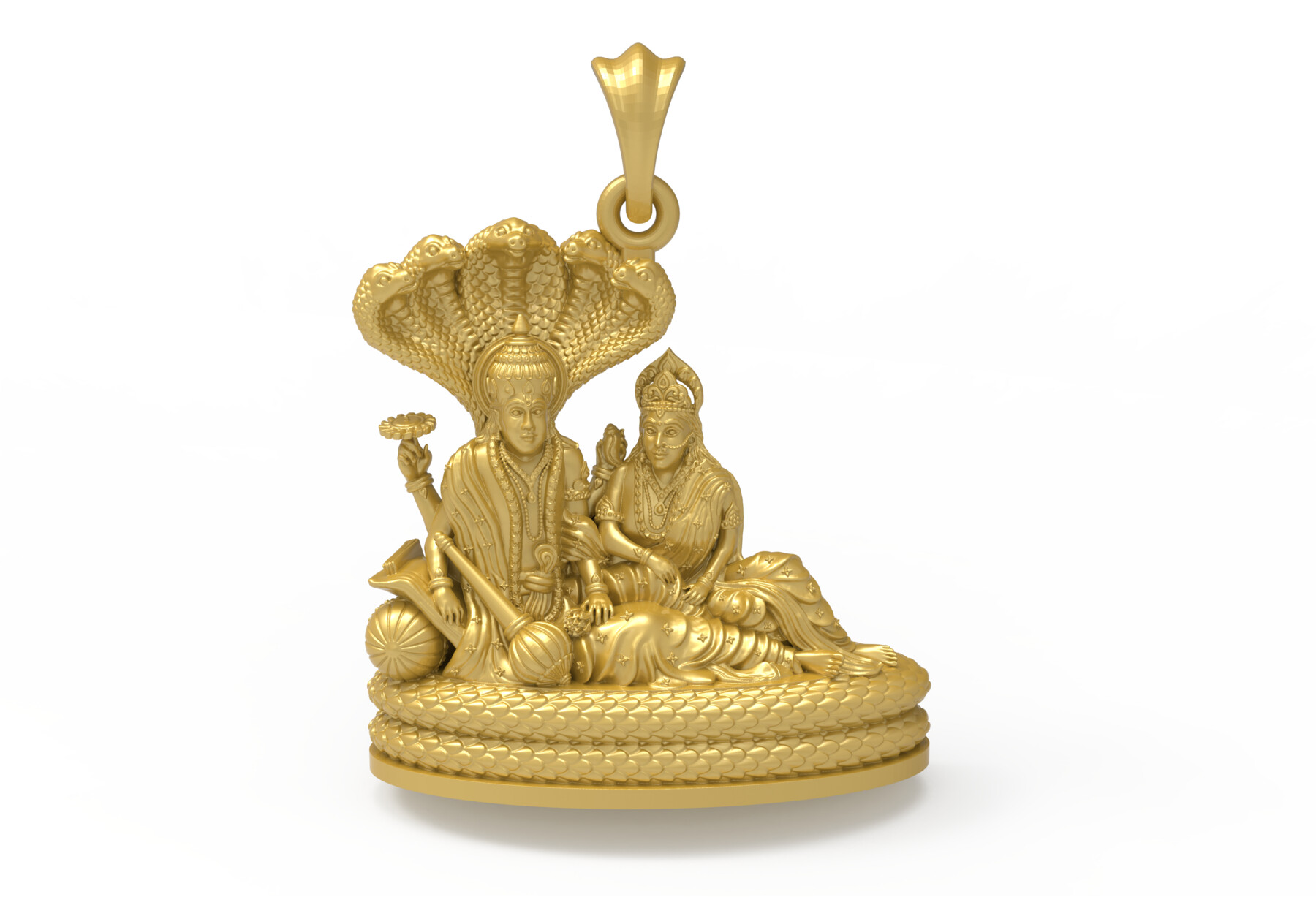 ArtStation - Laxminarayan Pendant | lakshminarayana CAD file | Indain ...
