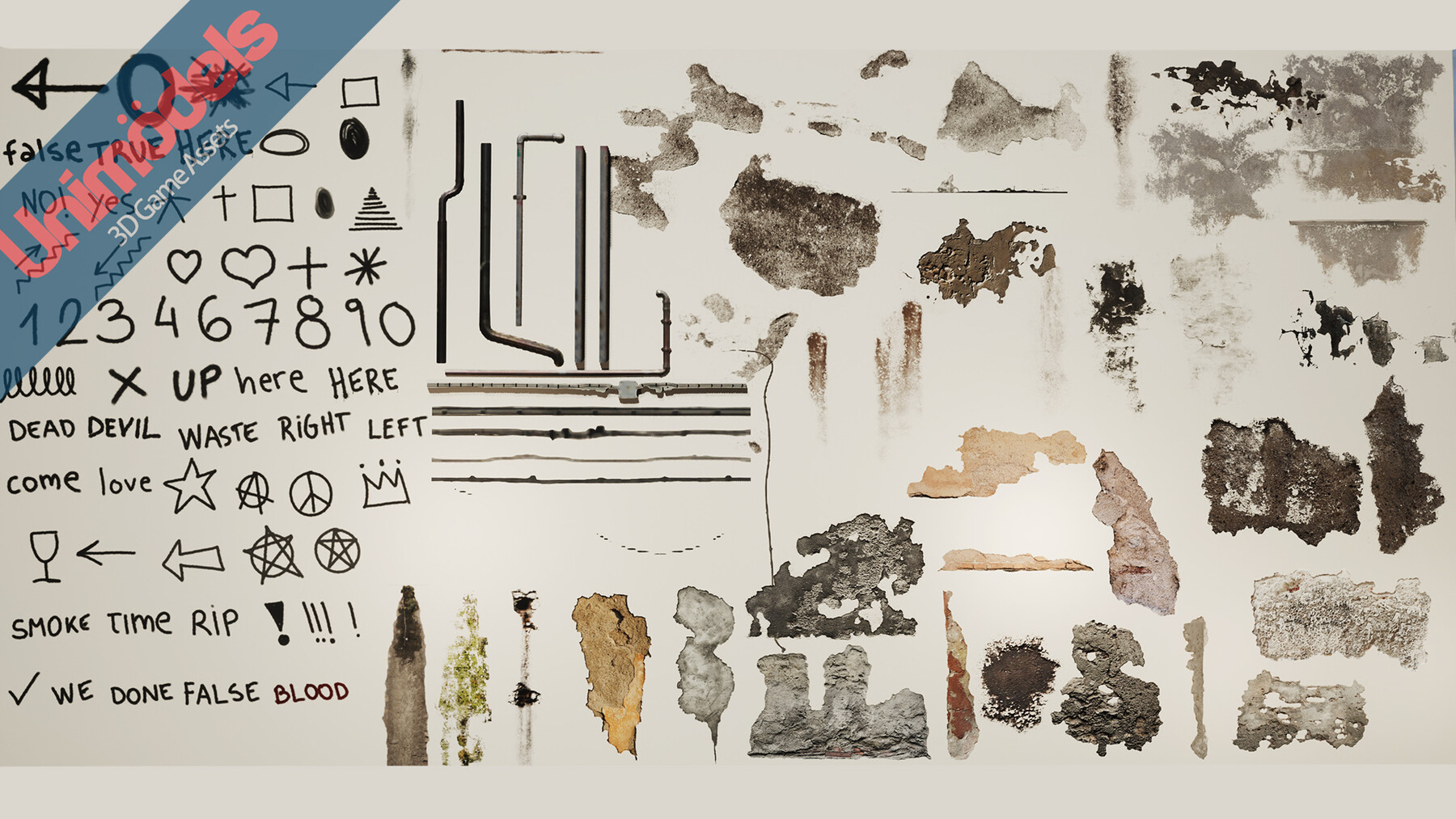 ArtStation - Amazing Decals Vol. 8 | Game Assets