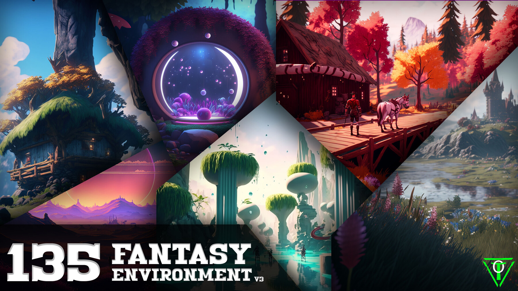 ArtStation - 135 Fantasy Environment v3 (More Than 8K Resolution ...