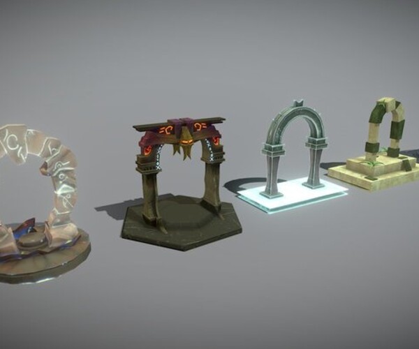 ArtStation - 5 Portals | Game Assets