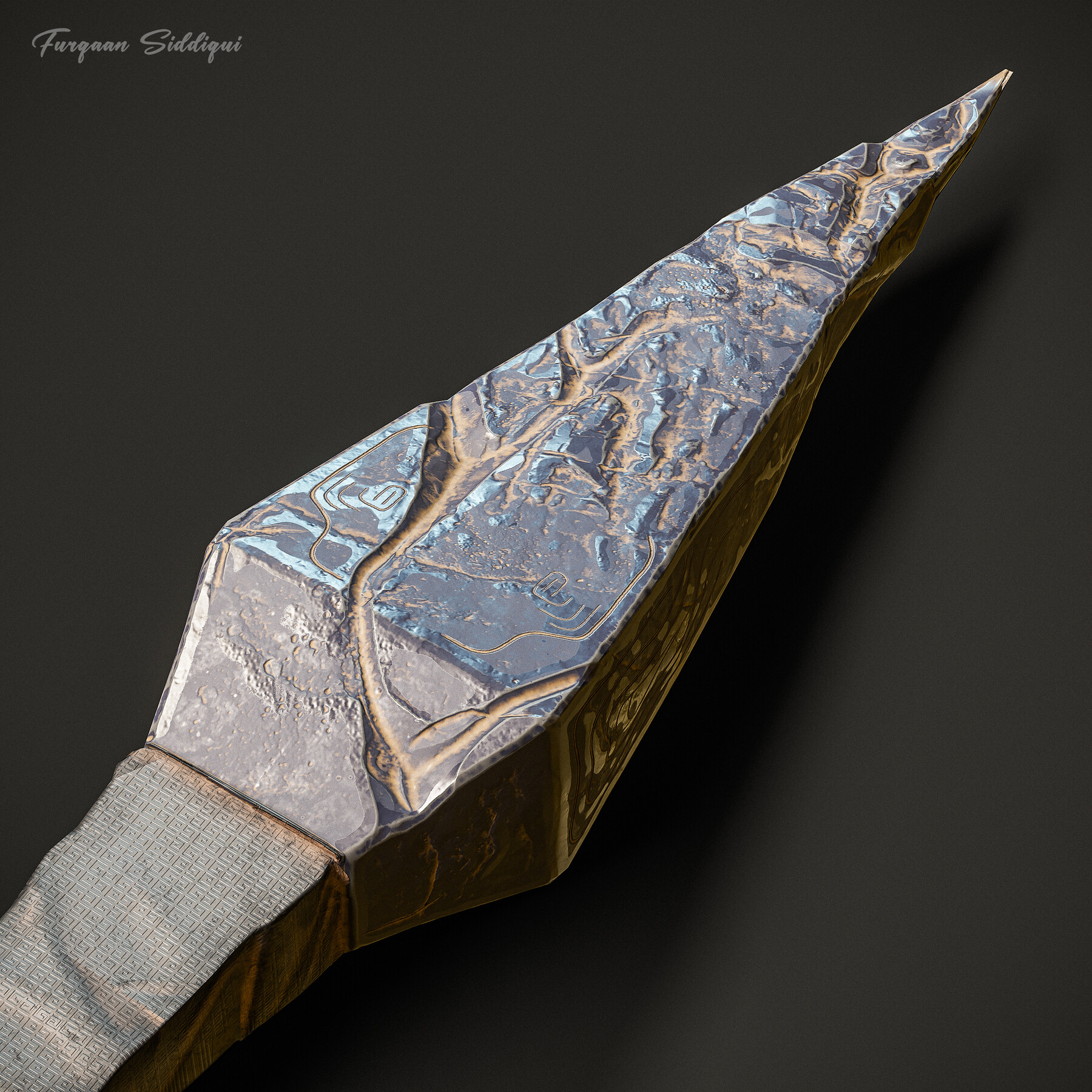 ArtStation - Realistic Ancient Dagger PBR | Game Assets