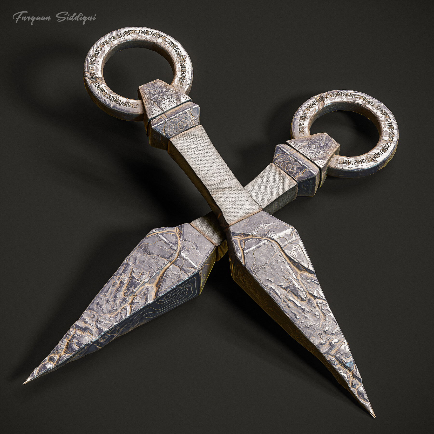 ArtStation - Realistic Ancient Dagger PBR | Game Assets