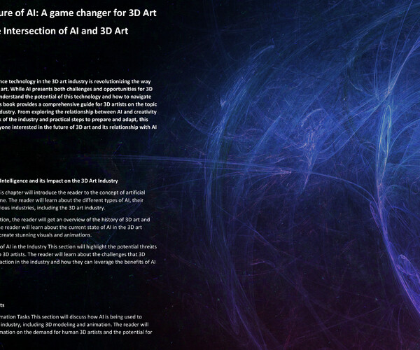 ArtStation - MiniBook "Navigating the Future of AI: A game changer for ...