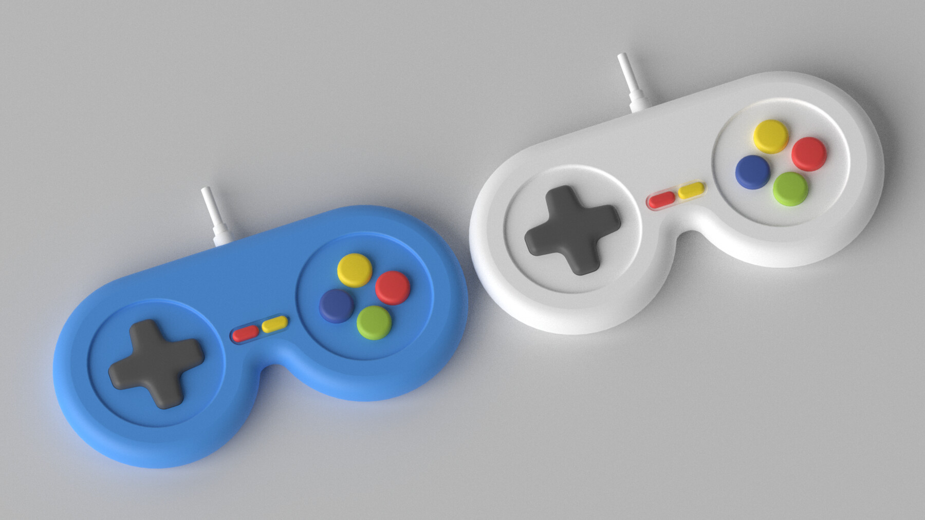 ArtStation - Cartoon Game Controller 1 3D model | Resources