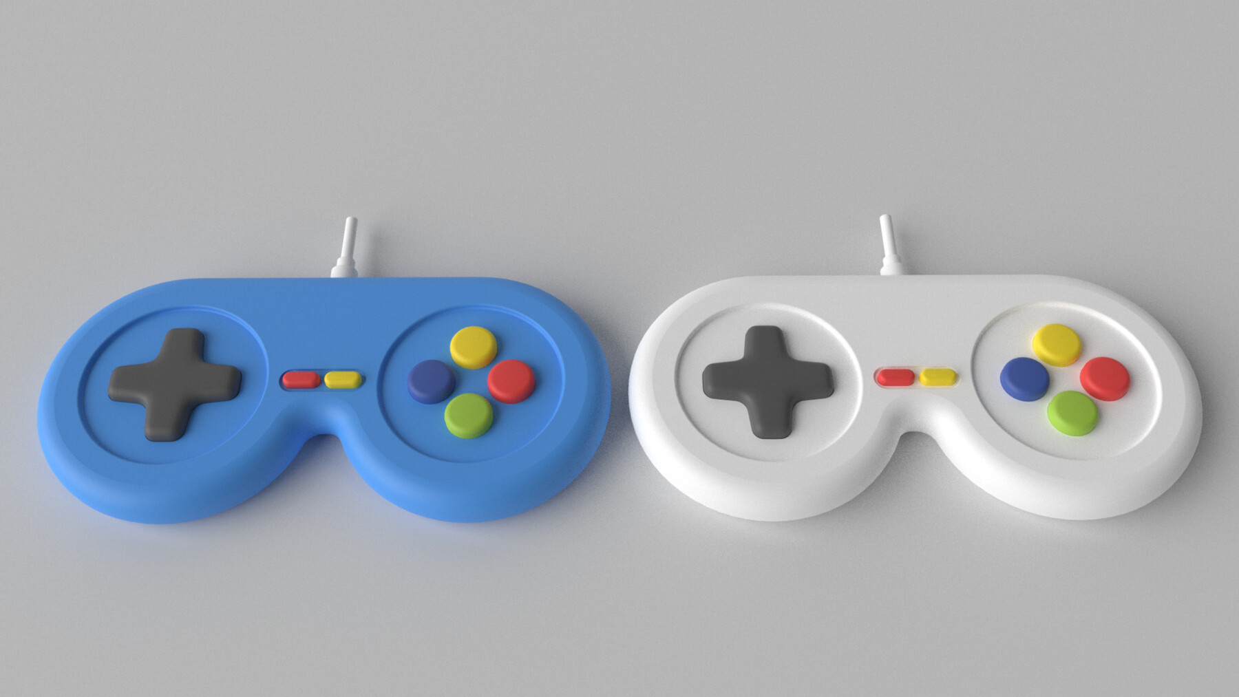 ArtStation - Cartoon Game Controller 1 3D model | Resources