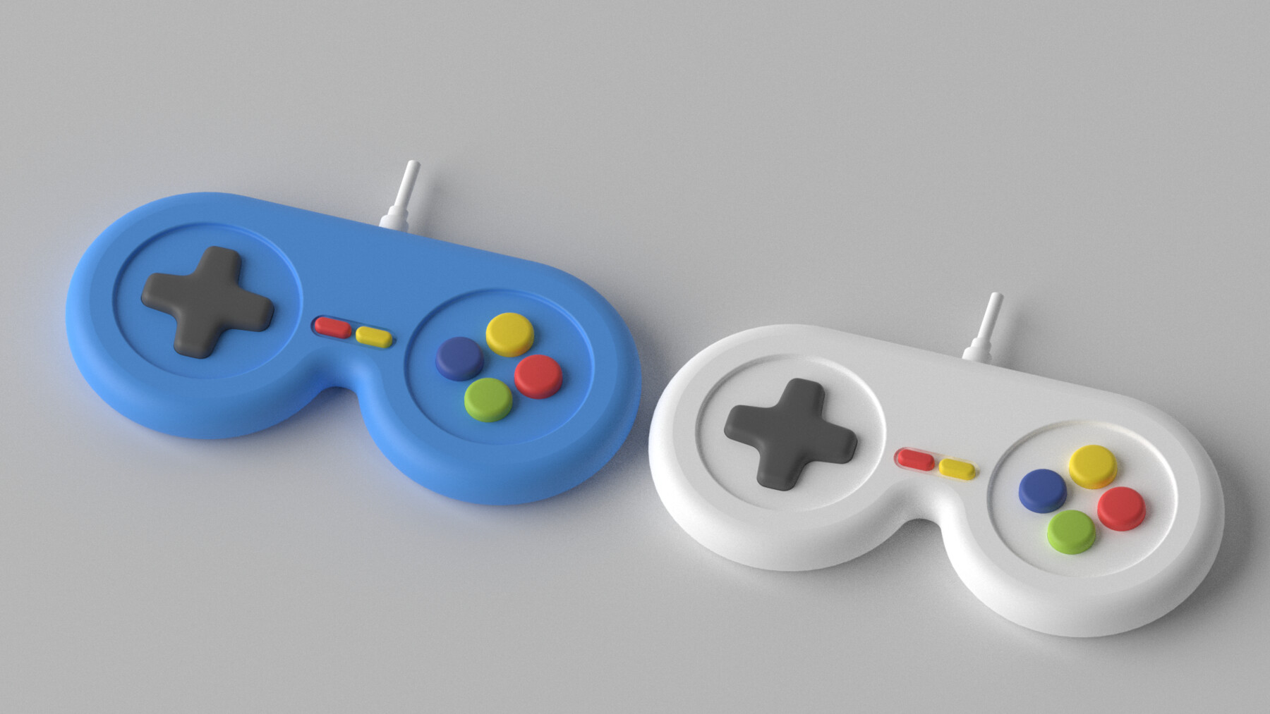 ArtStation - Cartoon Game Controller 1 3D model | Resources