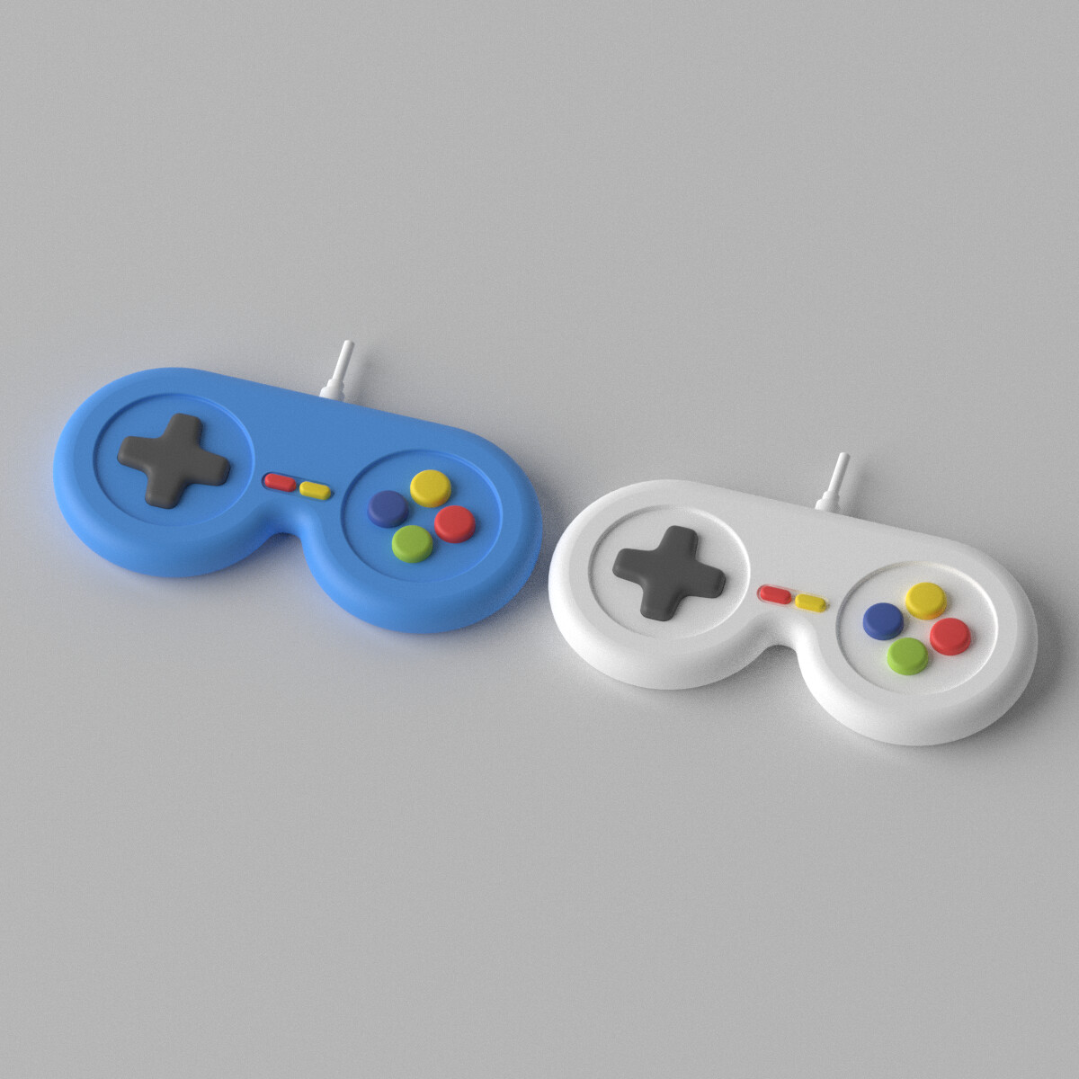 ArtStation - Cartoon Game Controller 1 3D model | Resources
