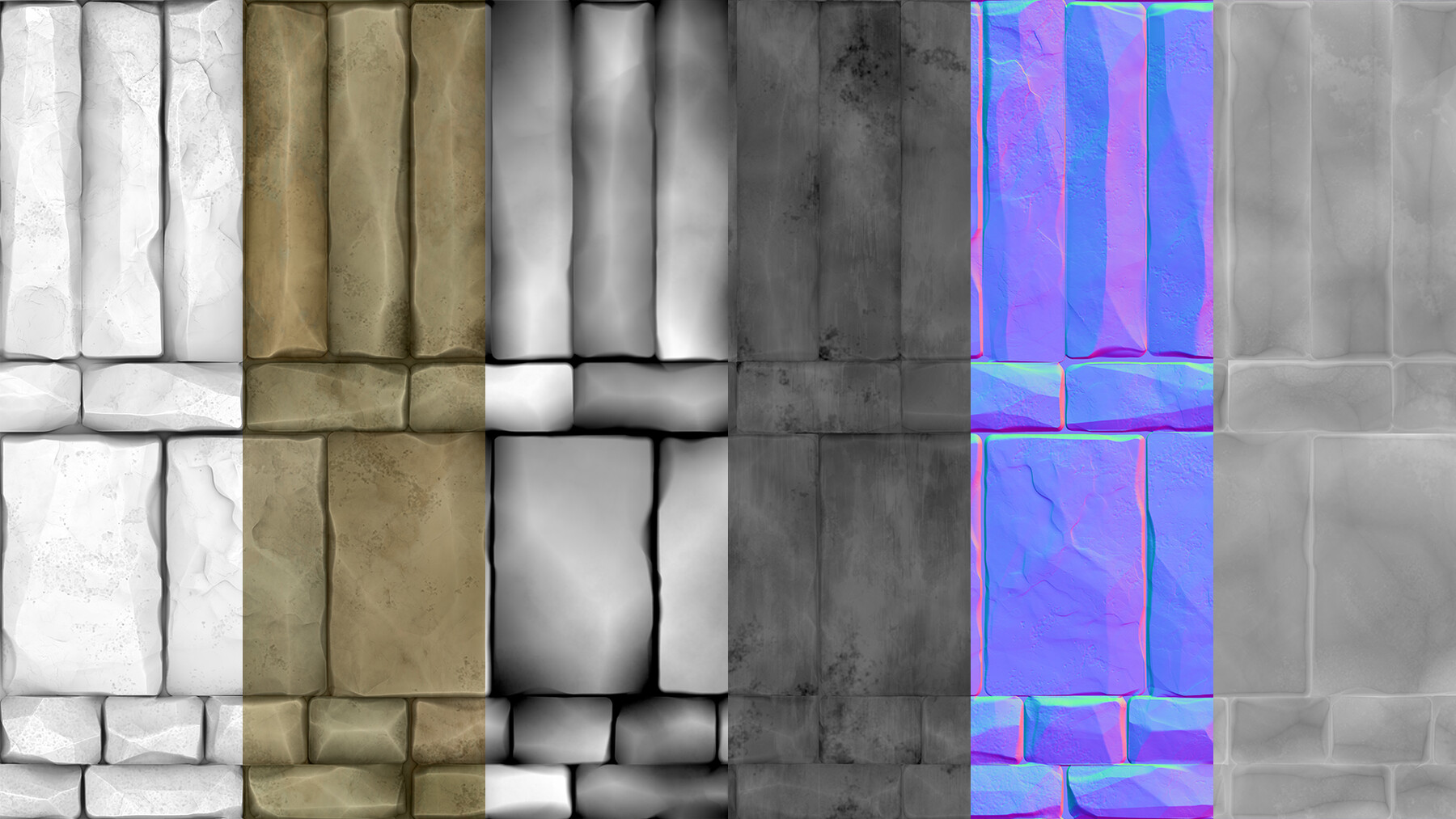 ArtStation - 8 High Quality Stylized Stone Material | Game Assets