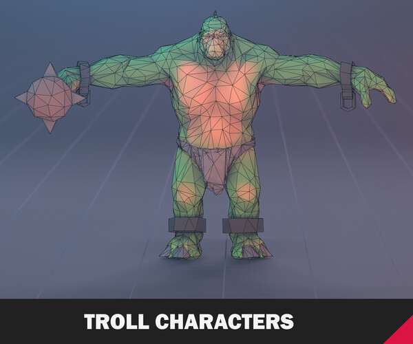 ArtStation - Troll Character | Game Assets